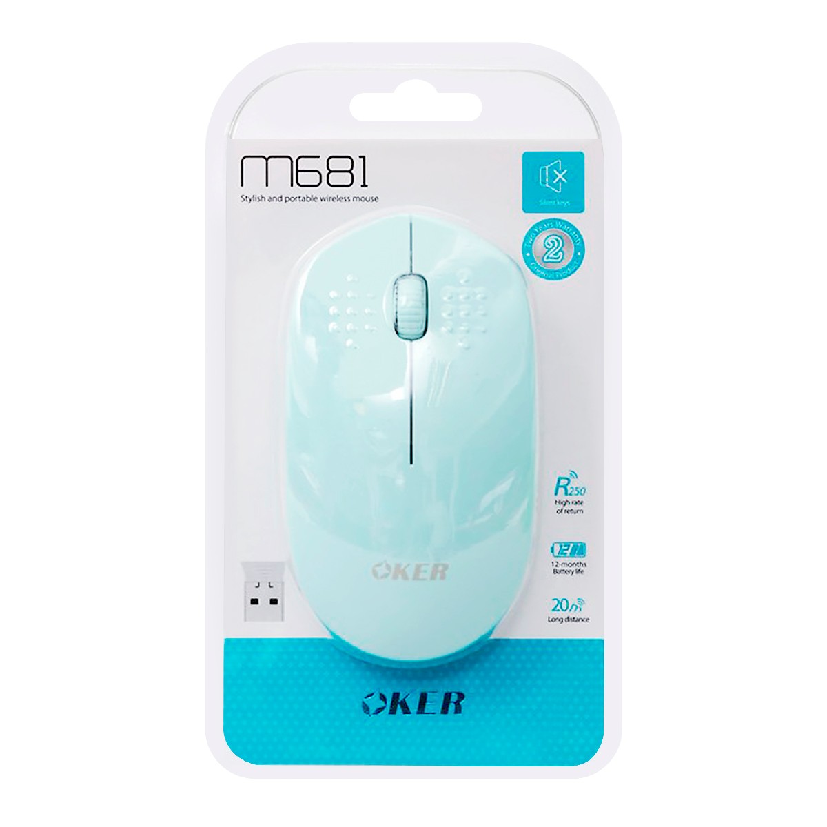 โอเกอร์ เมาส์ไร้สาย รุ่น M681 - Big C Online