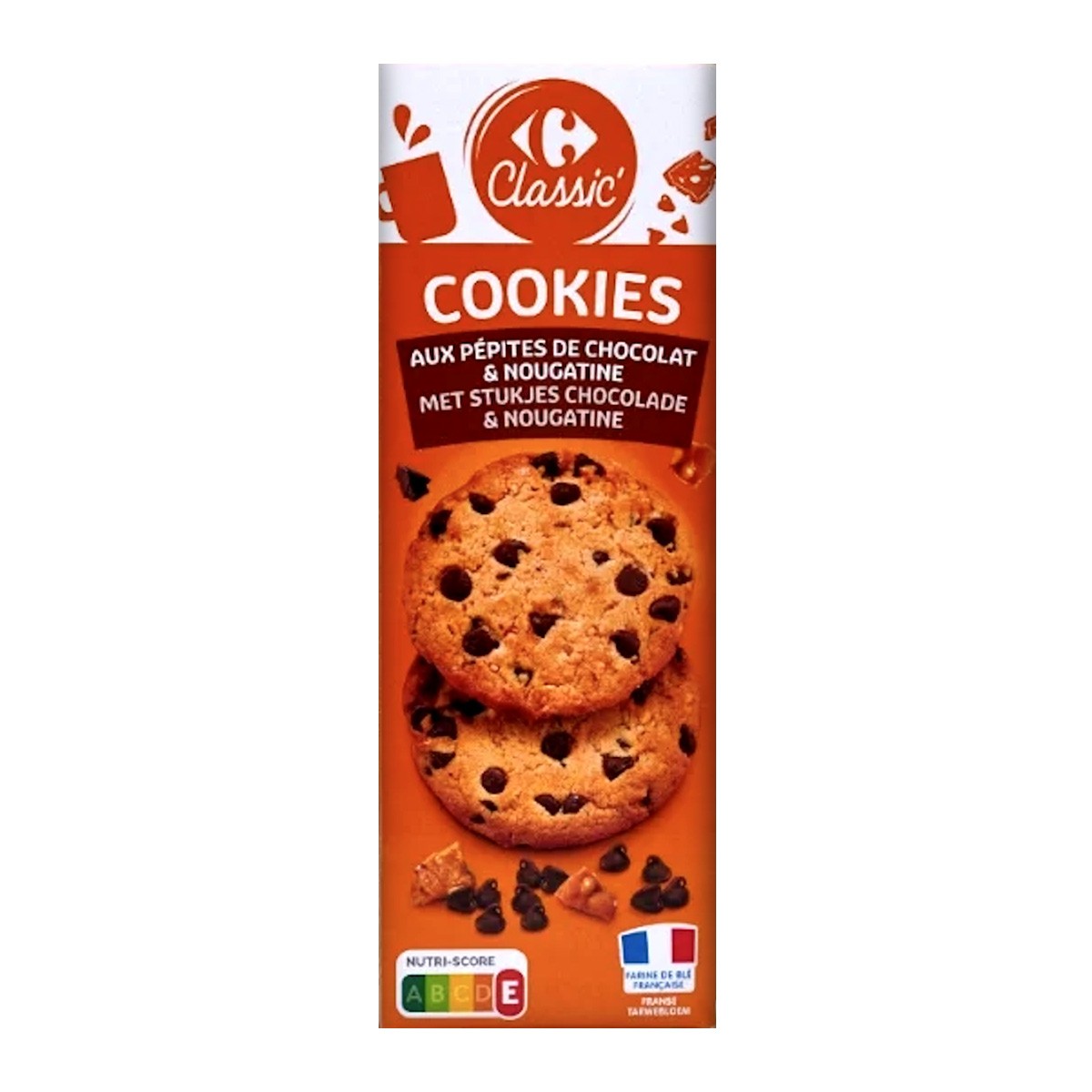 คาร์ฟูร์ คลาสสิก คุกกี้ส์ โอ เปปิตส์ เดอ ช็อกโกลาต์ แอนด์ นูกาทีน 200 ...