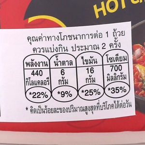 ซัมยัง ราเม็งกึ่งสำเร็จรูปแบบแห้ง สูตรเผ็ดมาก 105 ก. - Big C Online