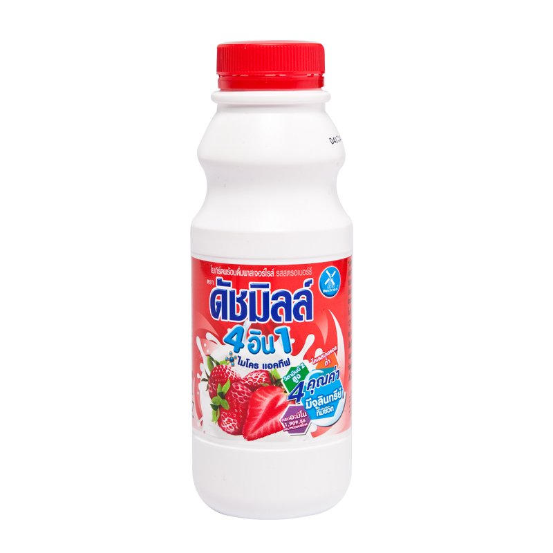 ดัชมิลล์ นมเปรี้ยว รสสตรอว์เบอร์รี่ 400 มล. - Big C Online