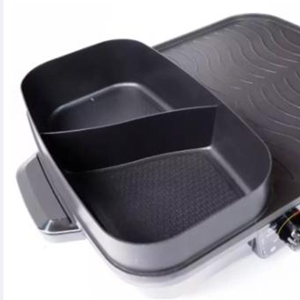 สมาร์ทโฮม เตาปิ้งย่างอเนกประสงค์ พร้อมหมอสุกี้ 2 ช่อง รุ่น SM-EG1505 สีดำ - Big C Online