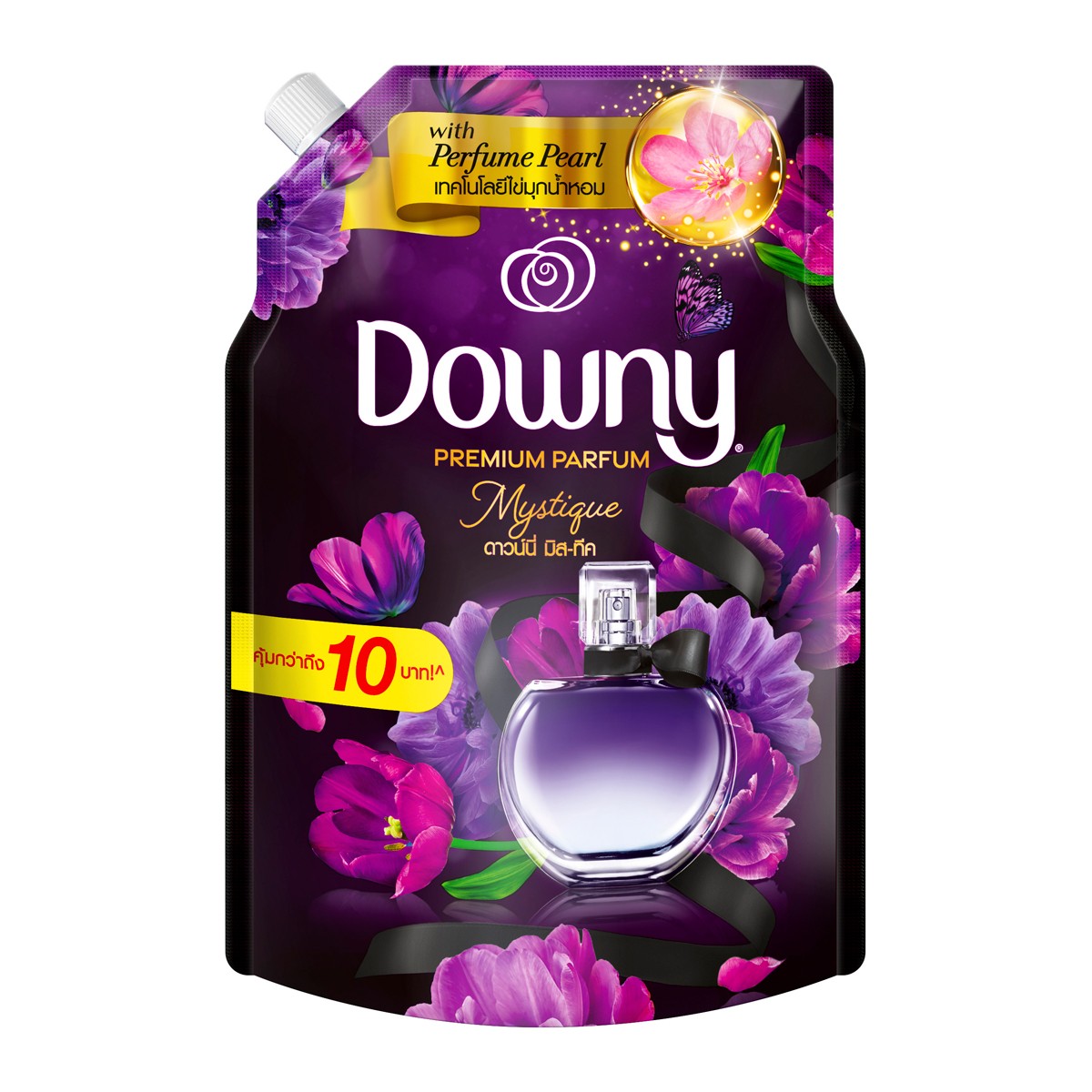 ดาวน์นี่ พรีเมียม เพอร์ฟูม น้ำยาปรับผ้านุ่มสูตรเข้มข้นพิเศษ กลิ่นมิสทีค ...