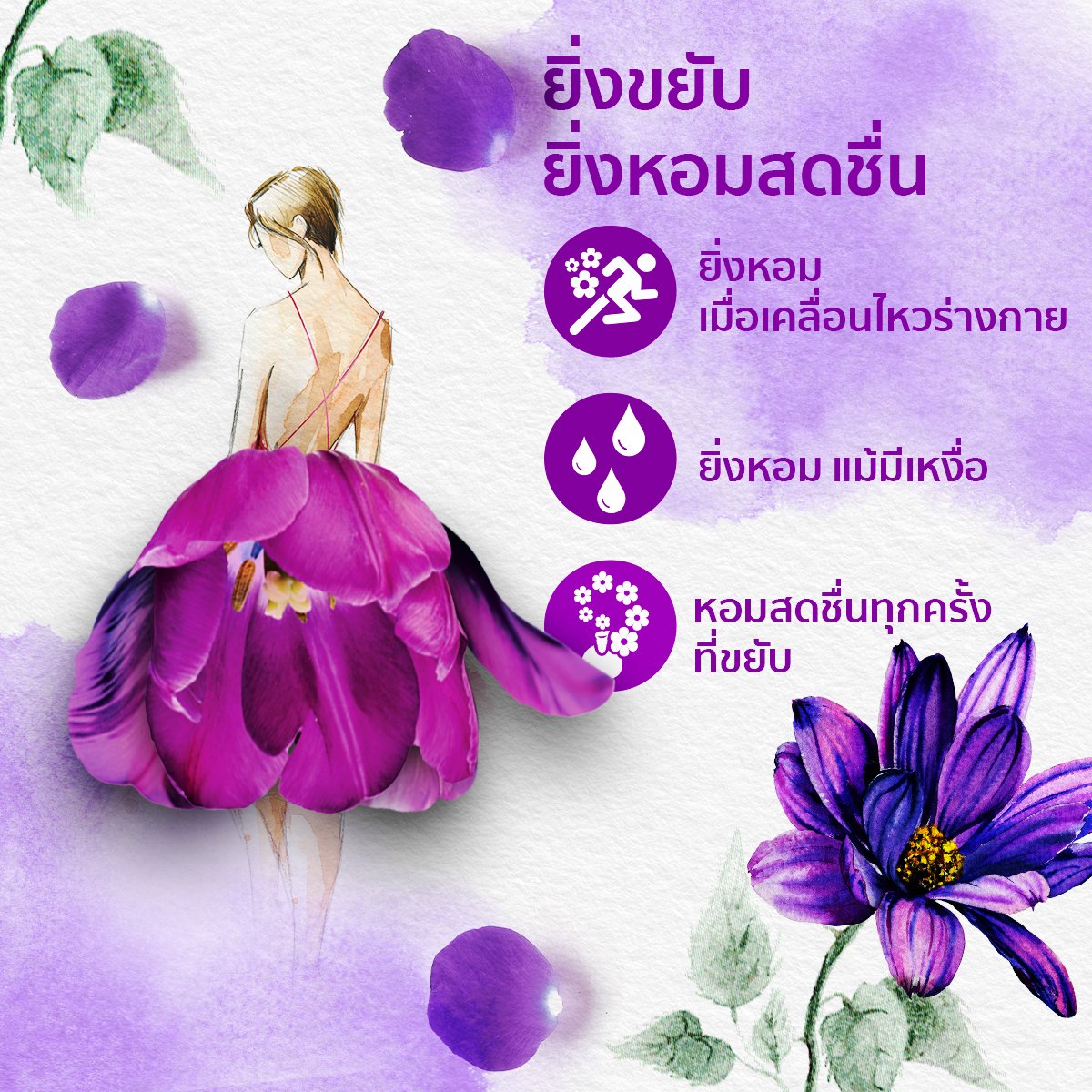 ดาวน์นี่ พรีเมียม เพอร์ฟูม น้ำยาปรับผ้านุ่มสูตรเข้มข้นพิเศษ กลิ่นมิสทีค ...