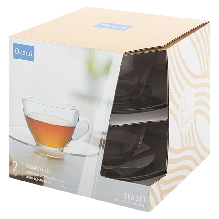โอเชียน ชุดแก้วน้ำชา รุ่น Cosmo Tea Set แพ็ค 2 - Big C Online