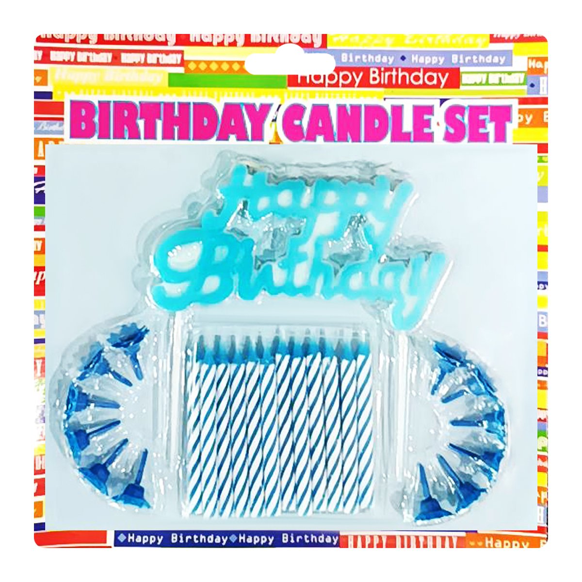 เดลี่ยูส เทียนวันเกิด 12 ชิ้น พร้อมป้าย HBD 1 ชิ้น (สินค้าคละสี ไม่สามารถเลือกได้) - Big C Online