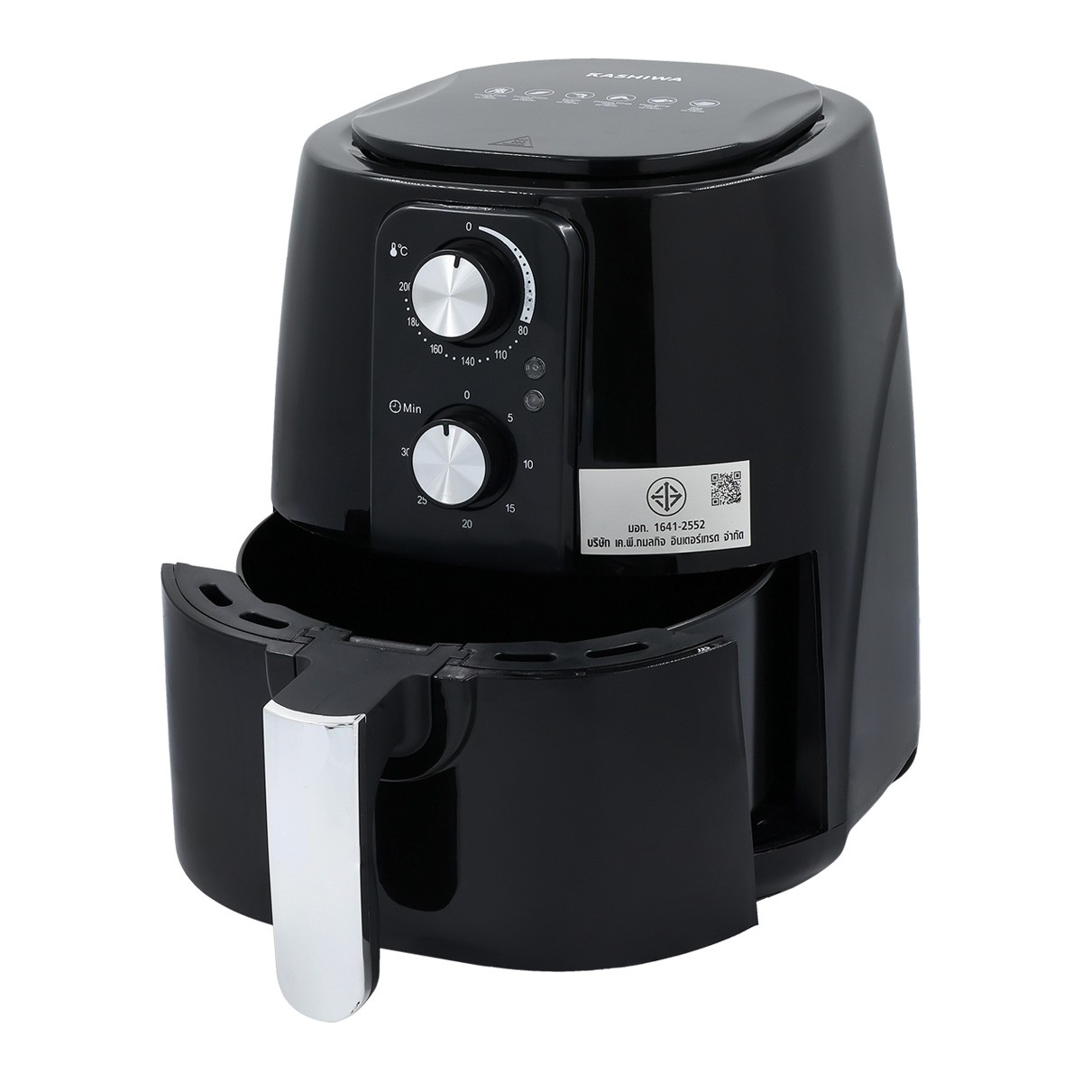 คาชิวา หม้อทอดไร้น้ำมัน รุ่น KW-802 ขนาด 5 ล. สีดำ - Big C Online