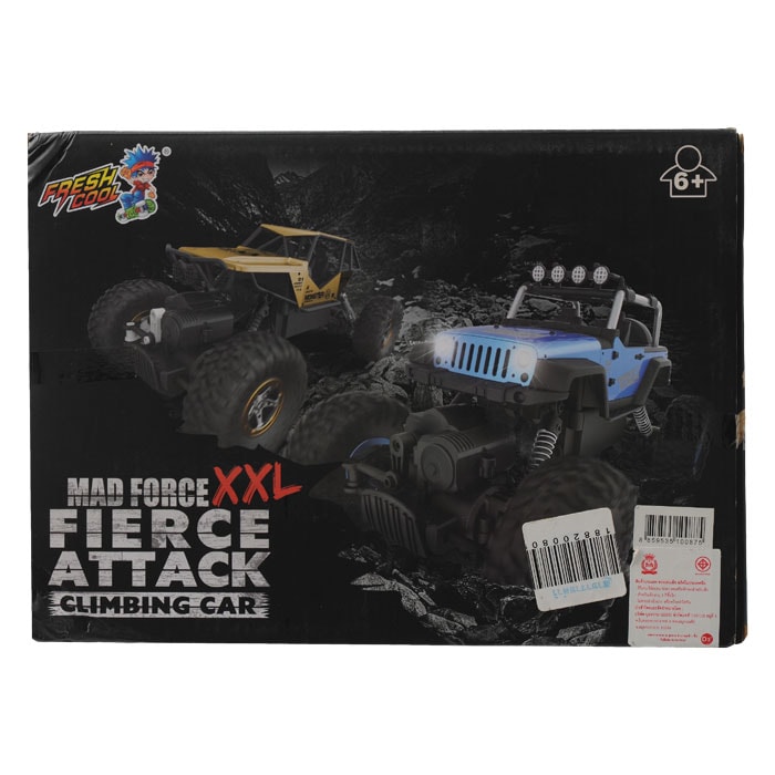 บลูสกาย รถบิ๊กฟุตบังคับวิทยุ MAD FORCE XXL FIERCE ATTACK CLIMBING CAR ...