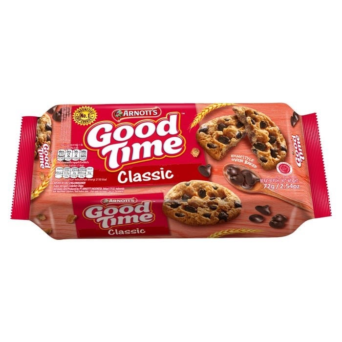 กู๊ดไทม์ คุกกี้ผสมช็อกโกแลตชิพ 72 ก. - Big C Online