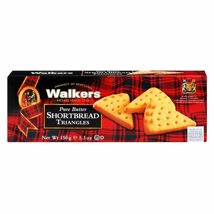 วอคเกอร์ส บัตเตอร์ช็อร์ตเบรดไทรแอนเกิลส์ บิสกิต 150 ก. - Big C Online