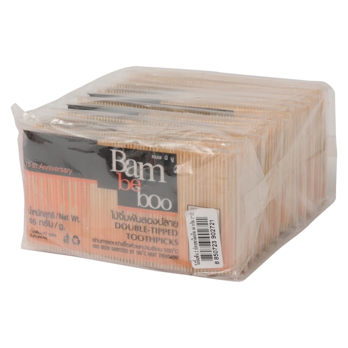 แบม บี บู ไม้จิ้มฟันสองปลาย 46 ก. แพ็ค 12 - Big C Online