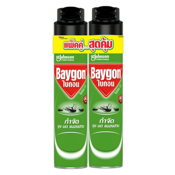 ไบกอน สเปรย์กำจัดยุง มด แมลงสาบ 600 มล. แพ็คคู่ - Big C Online
