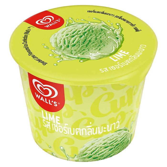 วอลล์ คัพ ไอศกรีม รสมะนาว 60 ก. แพ็ค 24 - Big C Online