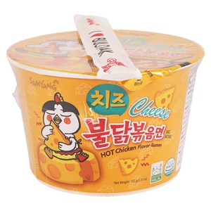 ซัมยัง ราเม็งกึ่งสำเร็จรูป แบบแห้ง แบบถ้วย รสไก่ สูตรเผ็ด 105 กรัม ...