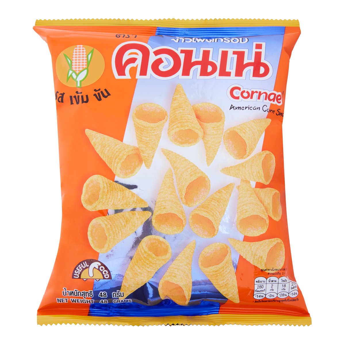 คอนเน่ ขนมข้าวโพดกรอบ รสเข้มข้น 48 ก. - Big C Online