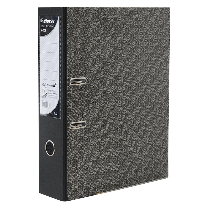 ตราม้า แฟ้มสันกว้าง 3 นิ้ว รุ่น H-403 สีดำ ขนาด F/C - Big C Online