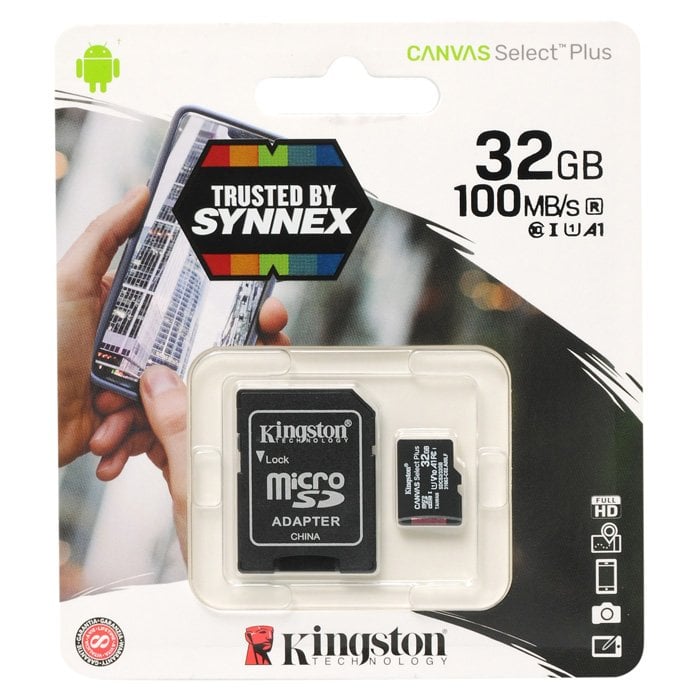 คิงส์ตัน Micro SD Card รุ่น CANVAS SELECT PLUS 32 GB - Big C Online