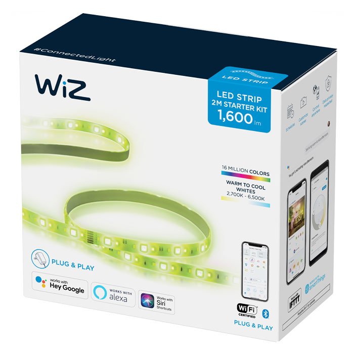 ฟิลิปส์ วิซ ไฟเส้นเปลี่ยนสีอัจฉริยะ LED รุ่น WiZ Strip 2 ม. - Big C Online