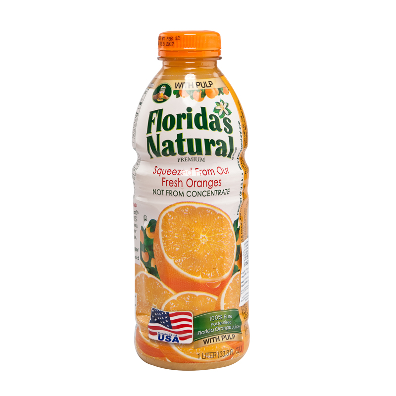ฟลอริด้าเนเชอรัล น้ำส้มและเกล็ดส้ม 1 ลิตร - Big C Online