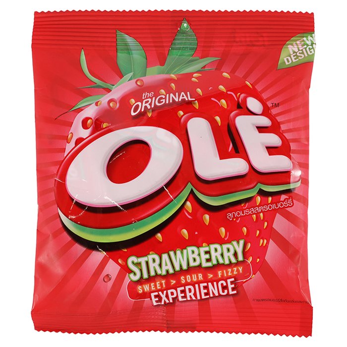 โอเล่ ลูกอม รสสตรอว์เบอร์รี่ 23 เม็ด - Big C Online