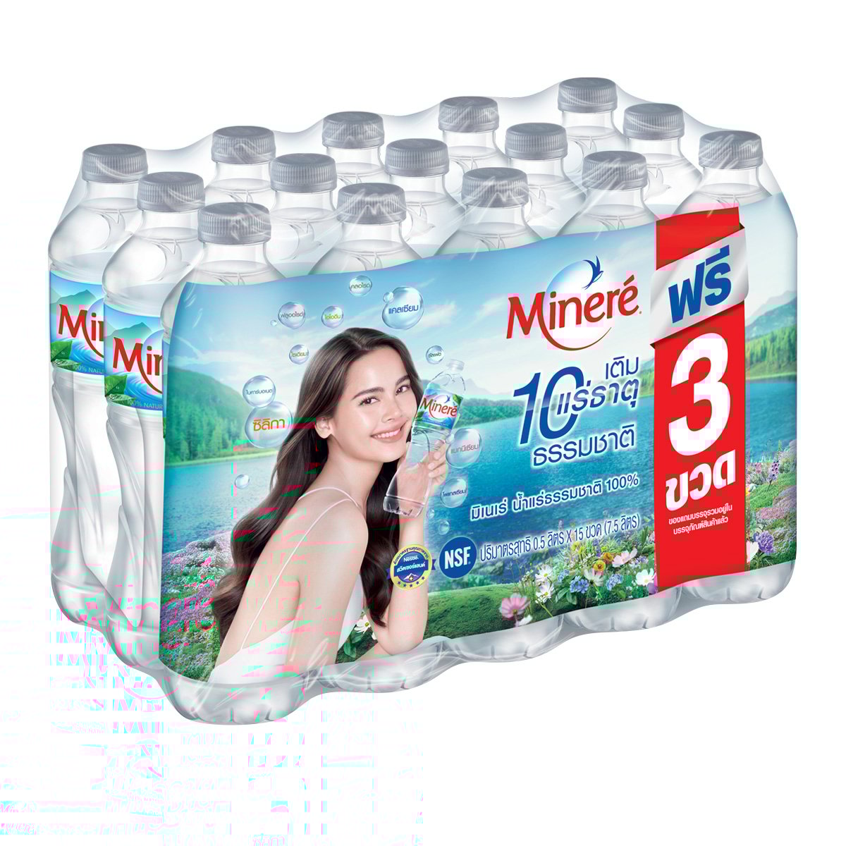 มิเนเร่ น้ำแร่ธรรมชาติ 500 มล. แพ็ค 12 - Big C Online