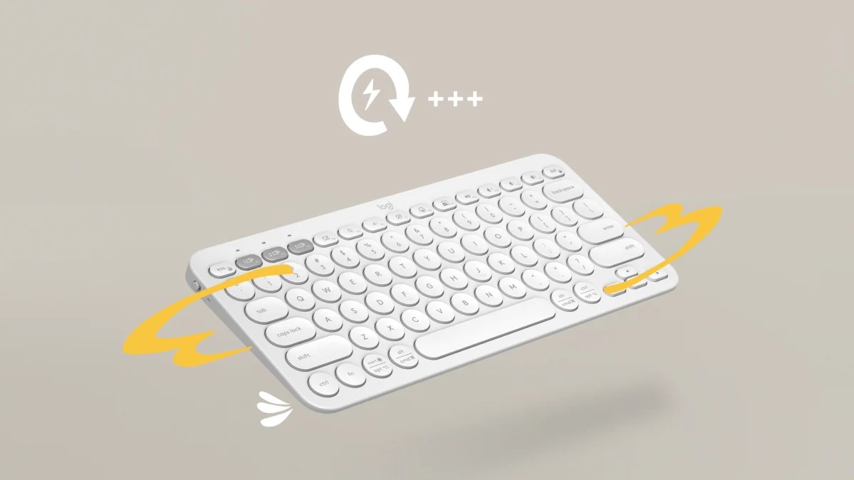 โลจิเทค คีย์บอร์ดบลูทูธไร้สาย เพบเบิ้ล คีย์ 2 (TH|ENG) รุ่น K380S คละสี ...